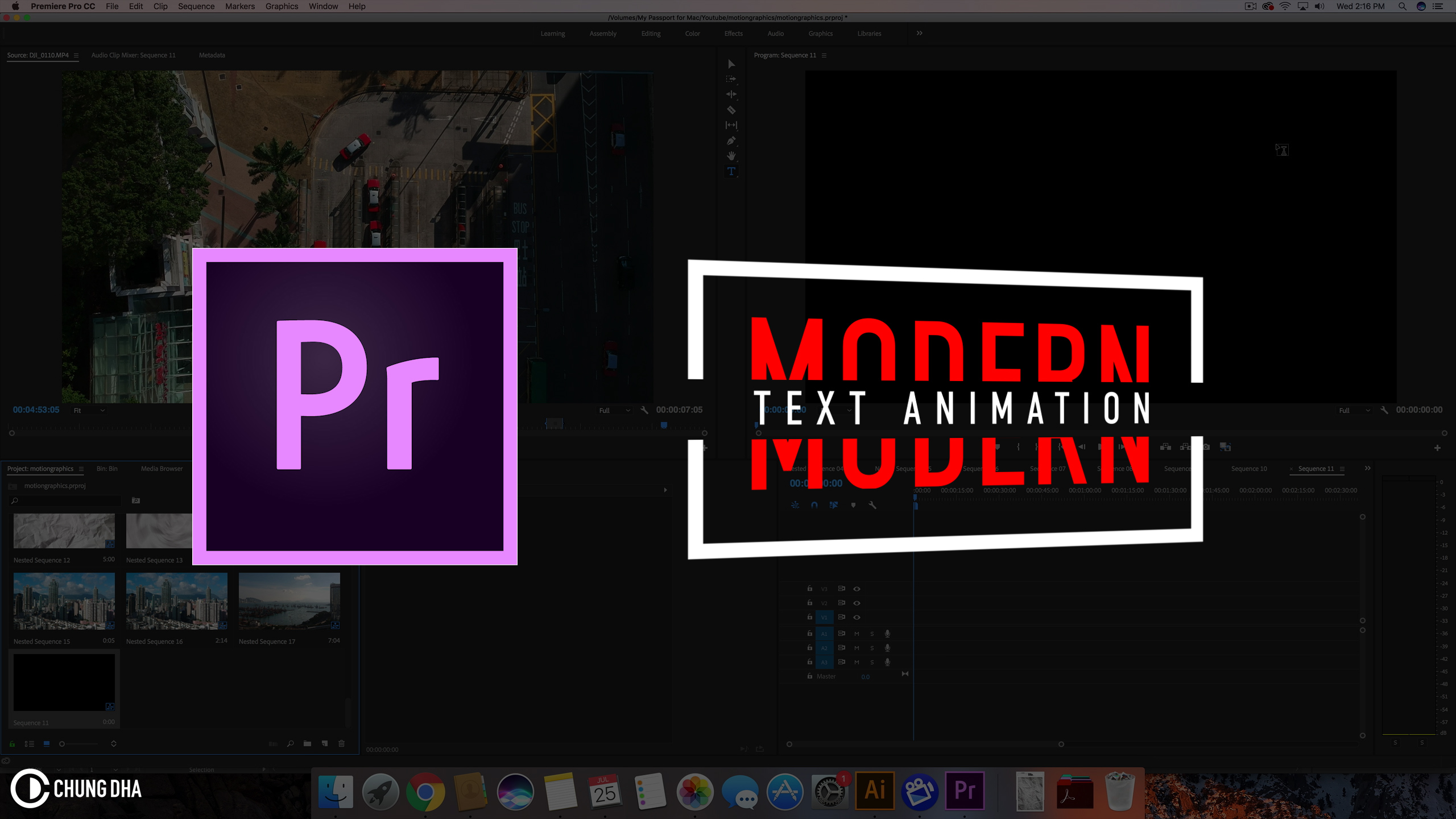 Modern Text Animation #premierepro #tutorial – Chung Dha